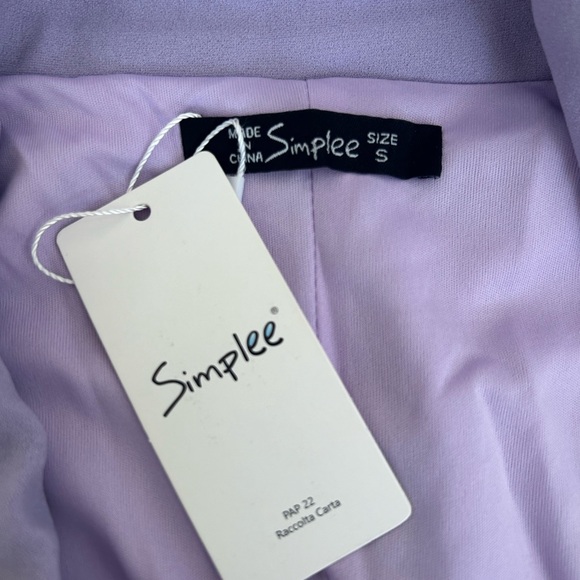Dresses | Perrywinkle Purple Short Dress With Belt | Poshmark